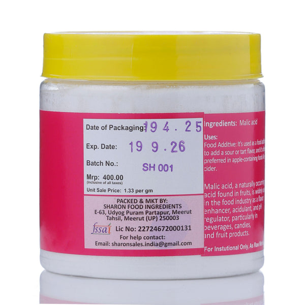Sharon Malic Acid Powder - 300g | Premium Food Grade Sour Enhancer for ...