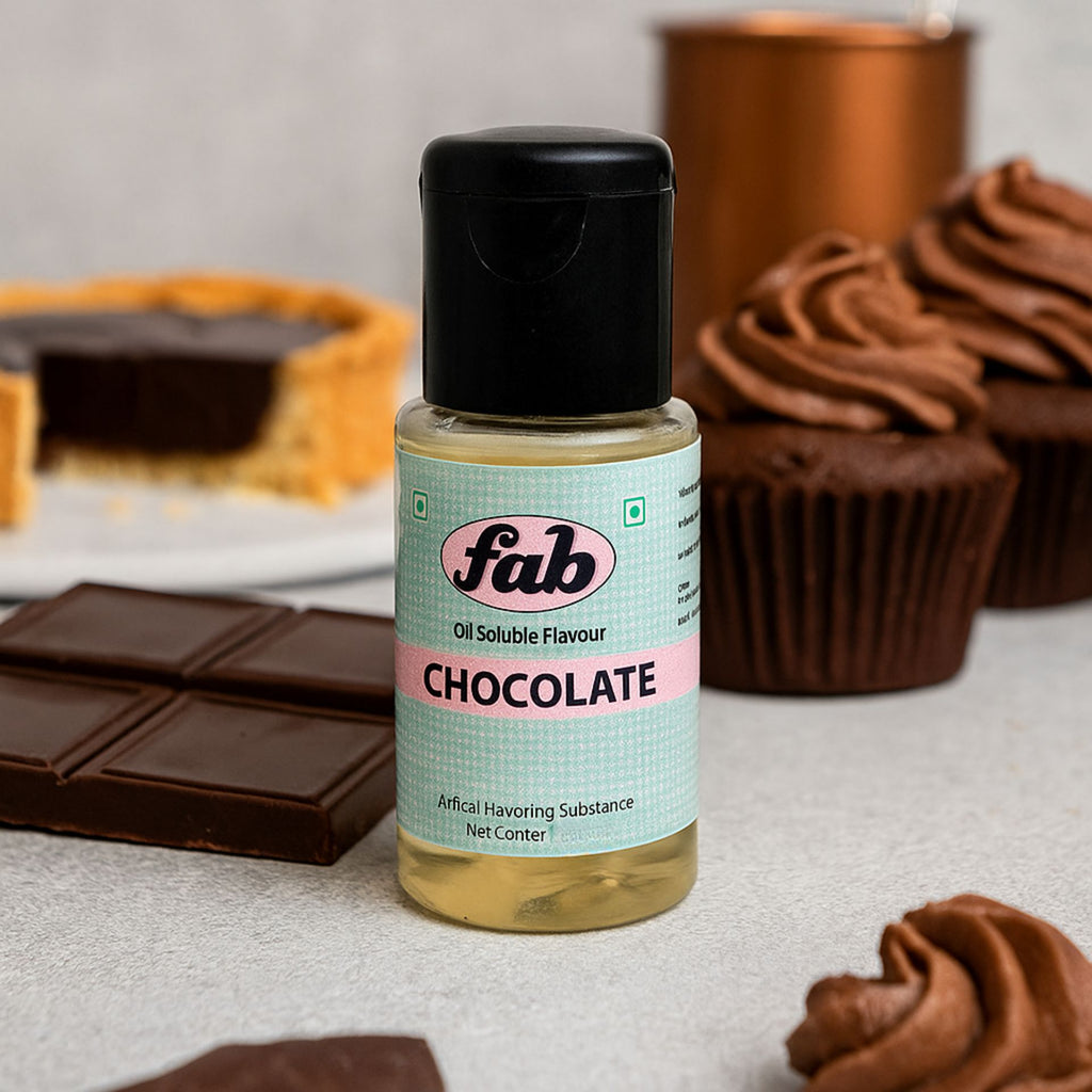 FAB Premium Chocolate Oil Soluble Flavour for Cakes, Chocolates ...