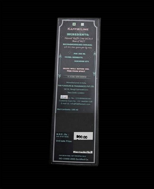 Natural Kaffir Lime Extract – Baking Cart